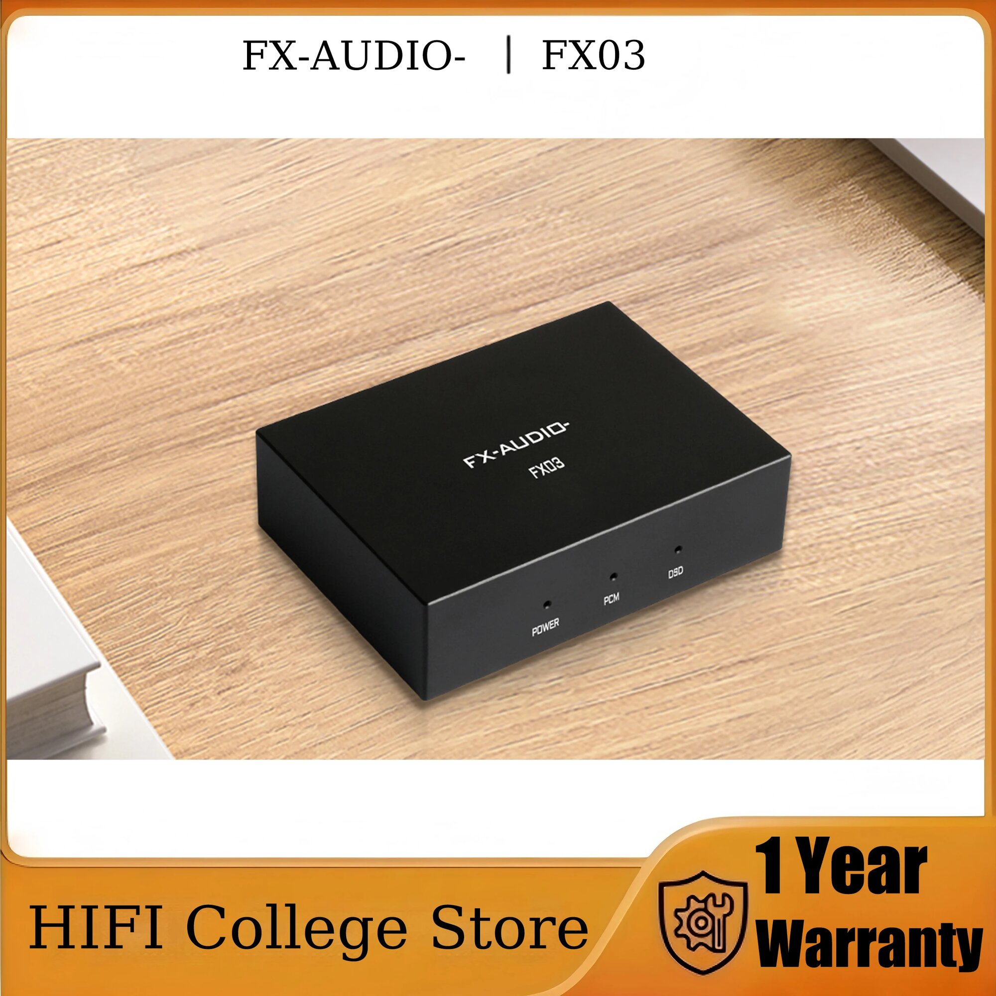FX-Audio FX03 USB-C to RCA Цифро-аналоговый аудиоконвертер с поддержкой DSD 256 PCM 32Bit для ТВ-приставок/мобильных телефонов/компьютеров
