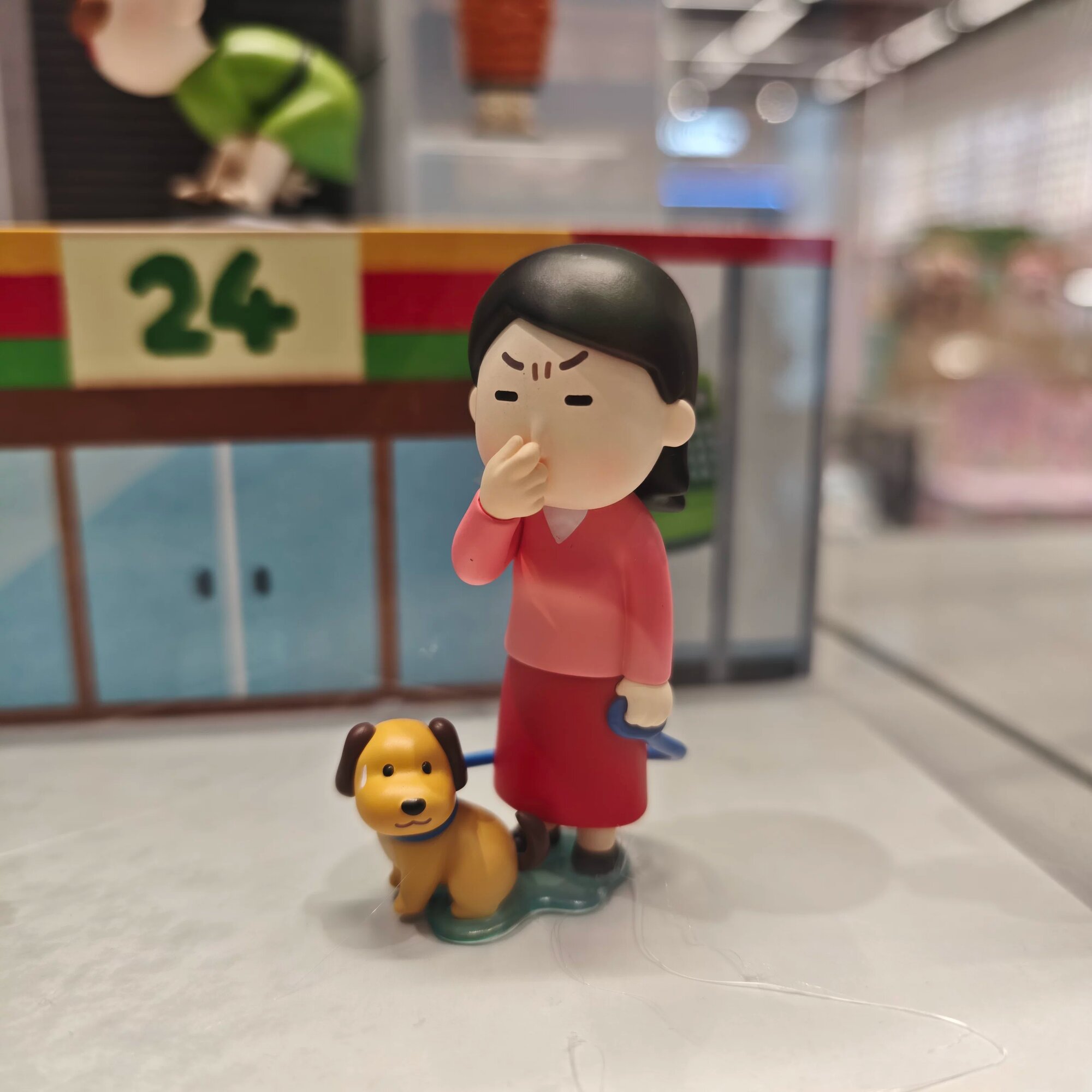 PLZDOT Good Luck Series Mini Blind Box Figurine - Добрый пес, коллекционная фигурка для стола