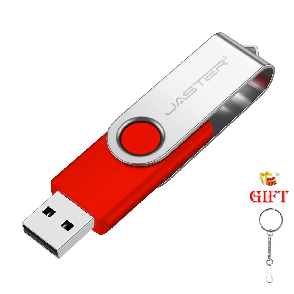 JASTER флешка 8 ГБ Red USB 2.0