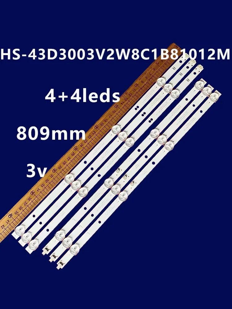 1 комплект-6 шт Светодиодная полоса для HS-43D3003V2W8C1B81012M-XD LED-46Q98 RM-WPLED