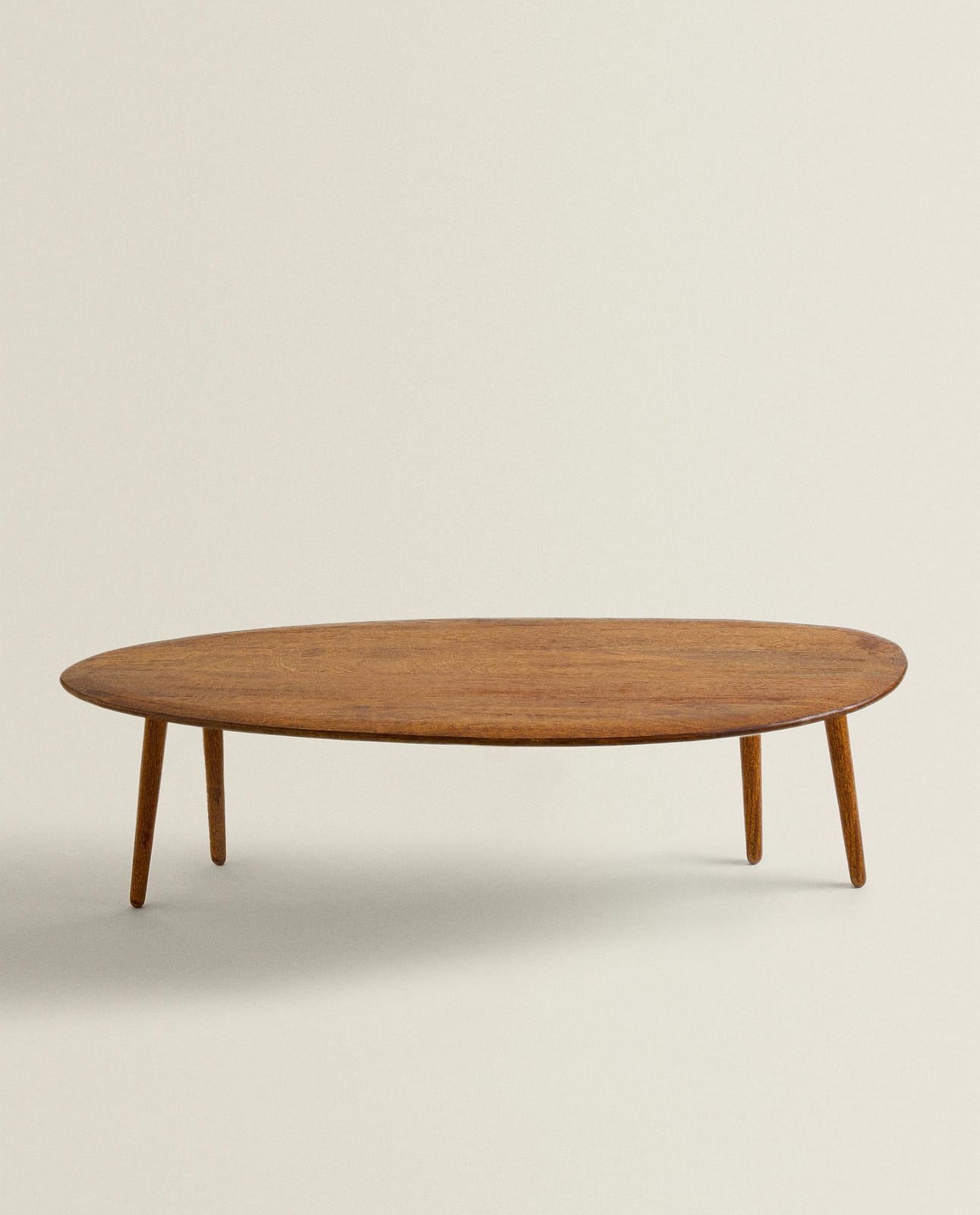 Стол журнальный ZARA HOME с фацетированными краями, коричневый, 40 x 117 x 55 см 9279/072/700-99