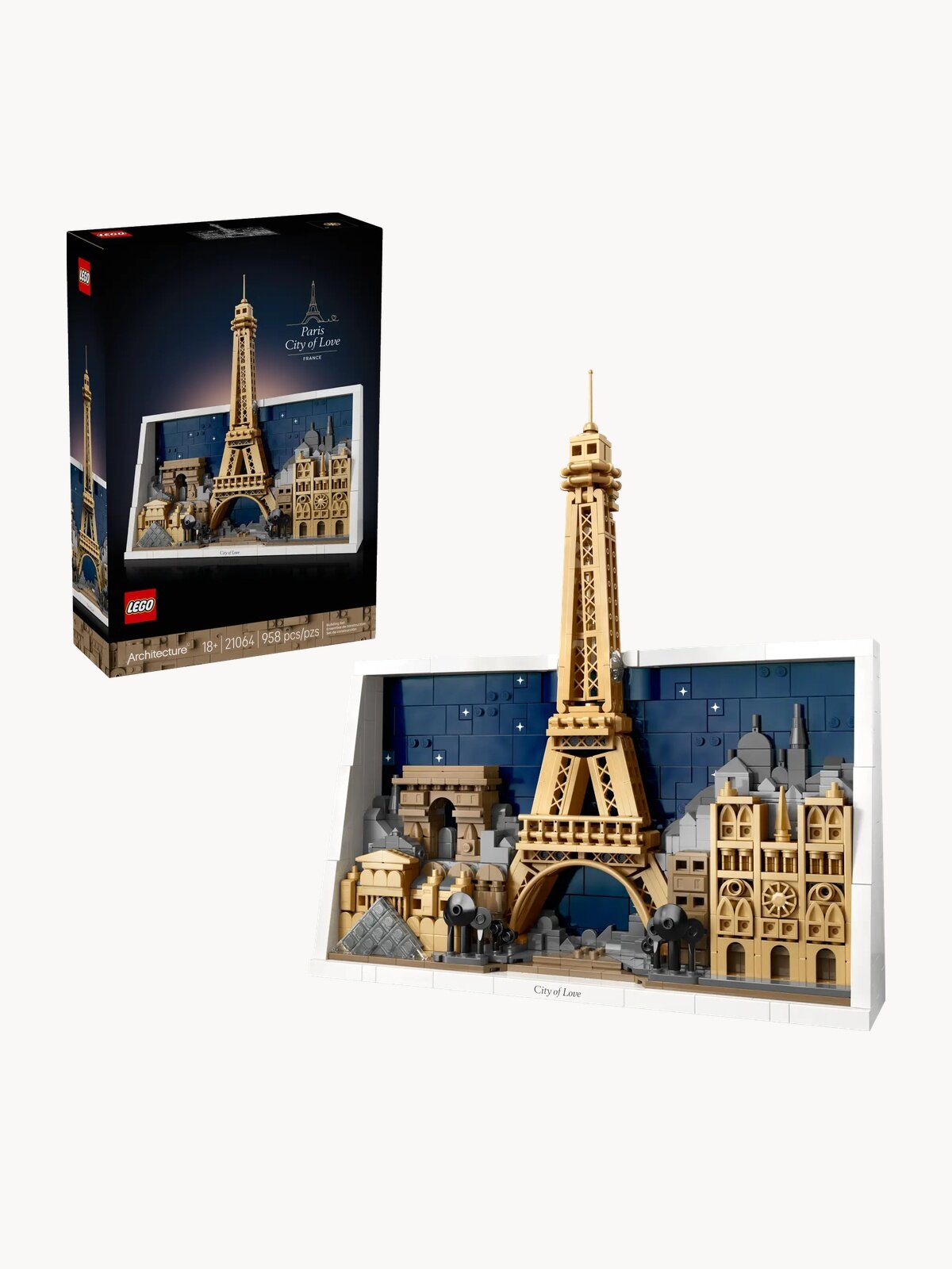 Конструктор LEGO Architecture 21064 Paris – City of Love Париж – Город Любви