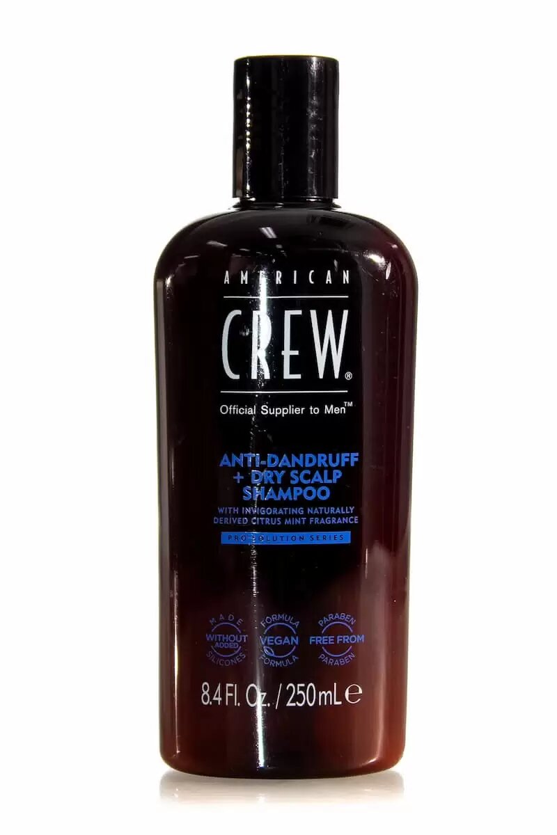 AMERICAN CREW, Шампунь против перхоти, для сухой кожи головы, ANTI-DANDRUFF + DRY SCALP SHAMPOO, 250 мл