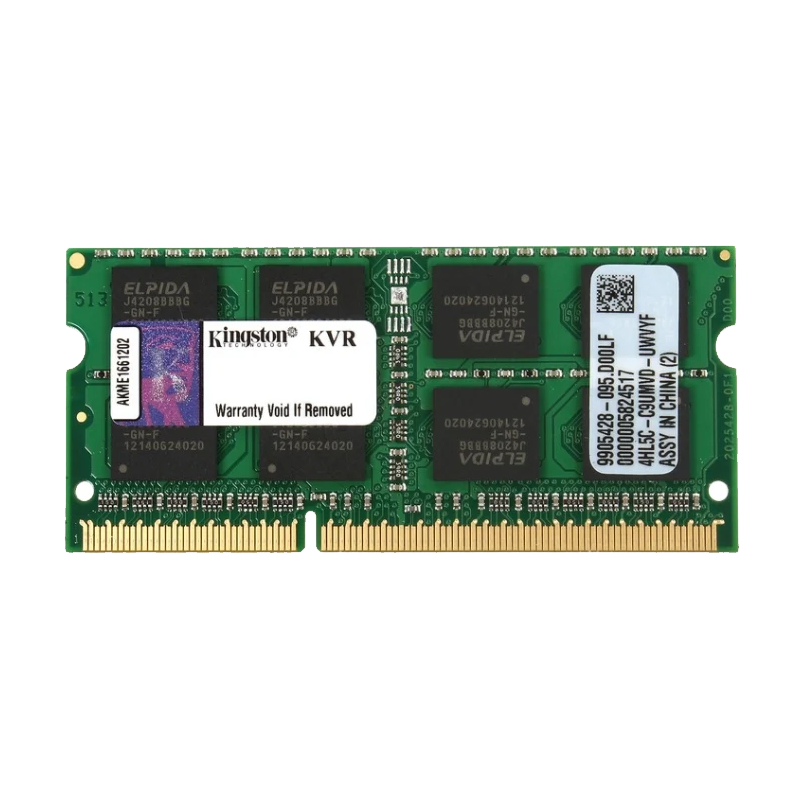 Оперативная память Kingston 8GB 1600MT/s DDR3 Non-ECC CL11 SODIMM (Select Regions ONLY) (Kingston KVR16S11/8WP)