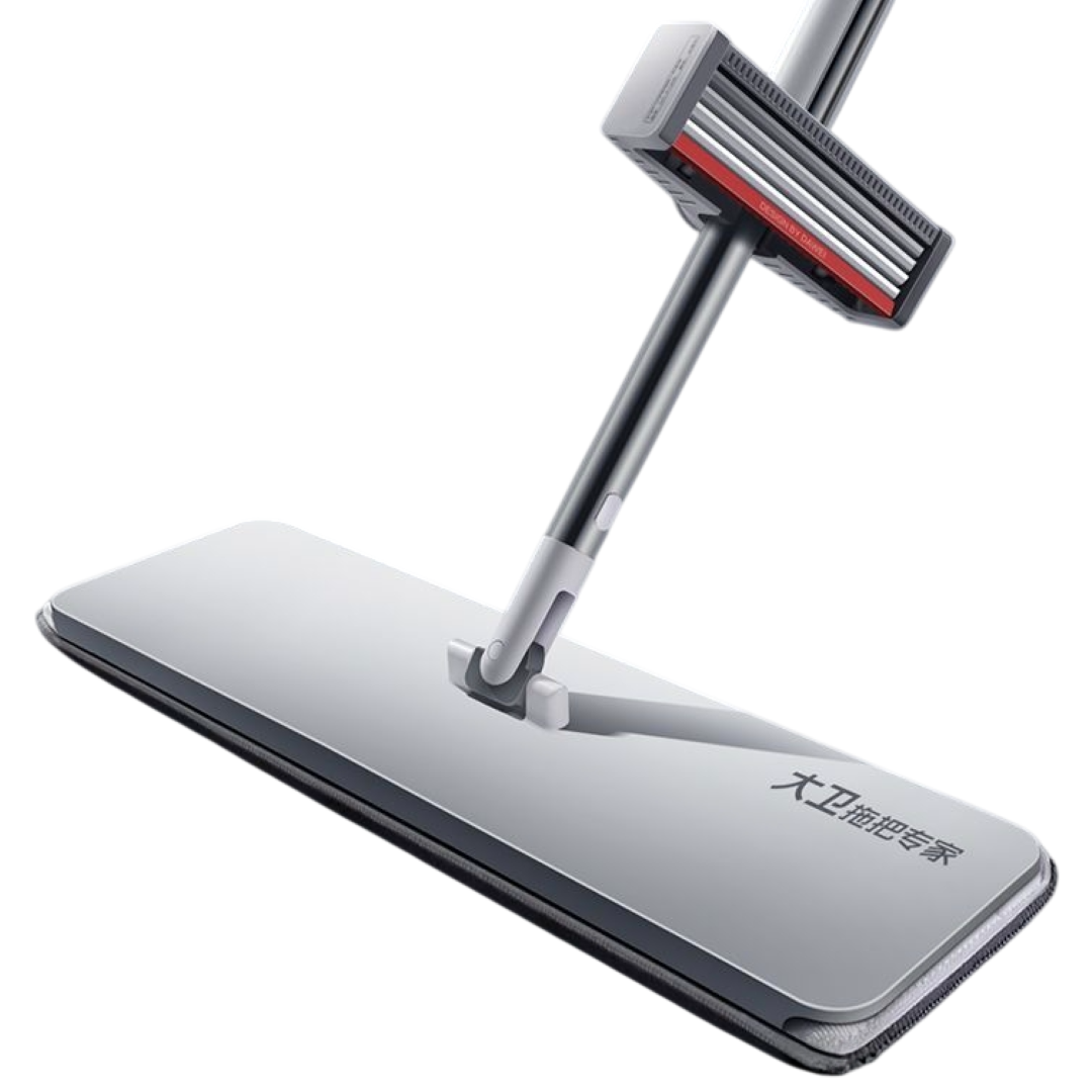 Швабра с системой отжима Dawei Flat Mop With Spin System P12 (DP-P1206)
