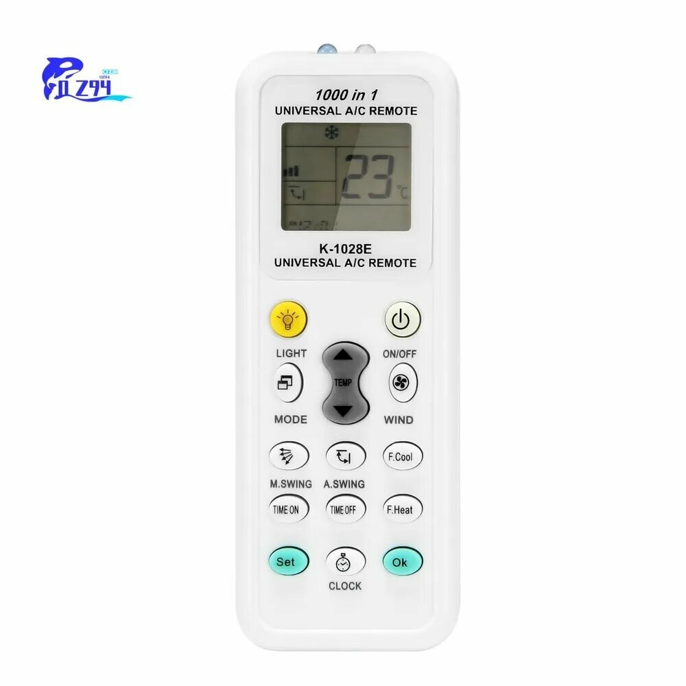 Универсальный 1000 в 1 ЖК-дисплее с низким энергопотреблением K-1028E Кондиционирование воздуха Контроллер дистанционного управления кондиционером