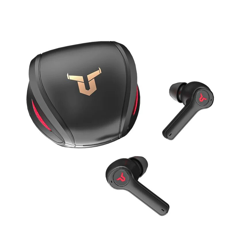 Беспроводной зарядный чехол для AirPods Pro 2-го поколения с USB-C портом, совместимый с моделью GM9, черный