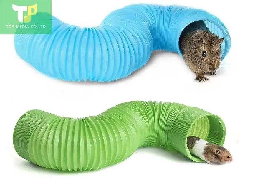 Тоннель/туннель, труба, лабиринт для хорьков, лабиринт для крыс, грызунов, ежей, 1 метр, складной