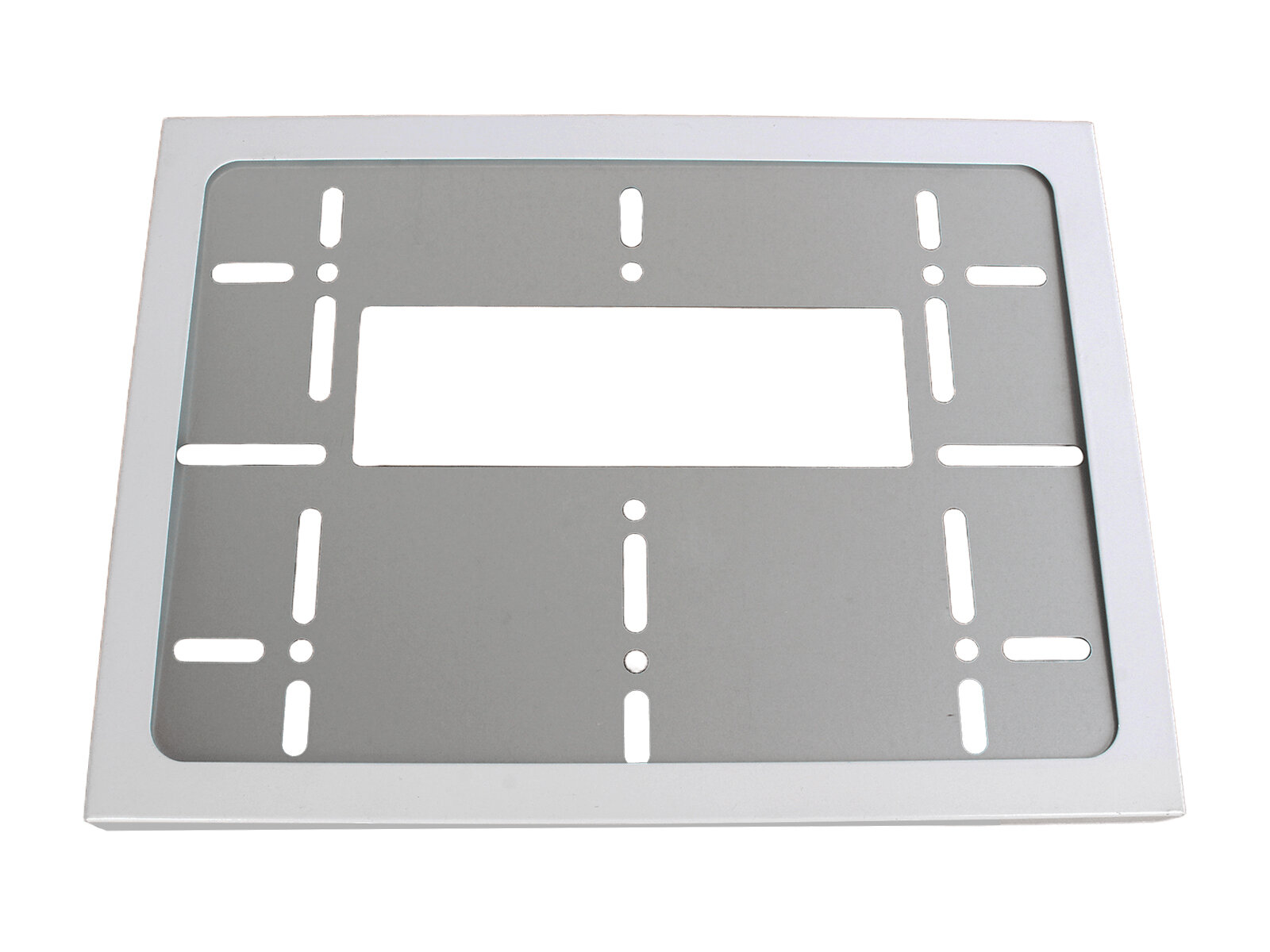 Рамка номерного знака белая