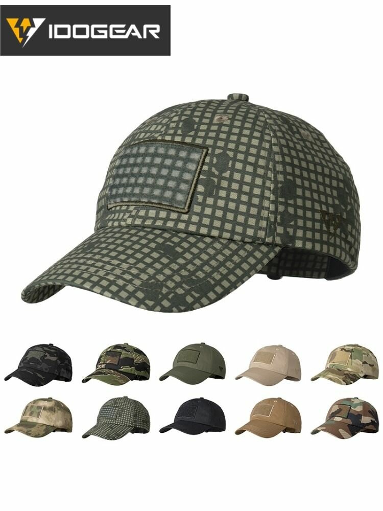 Бейсболка для рыбалки и охоты тактический IDOGEAR кепка мужская форменная летняя для леса 3622 DNC