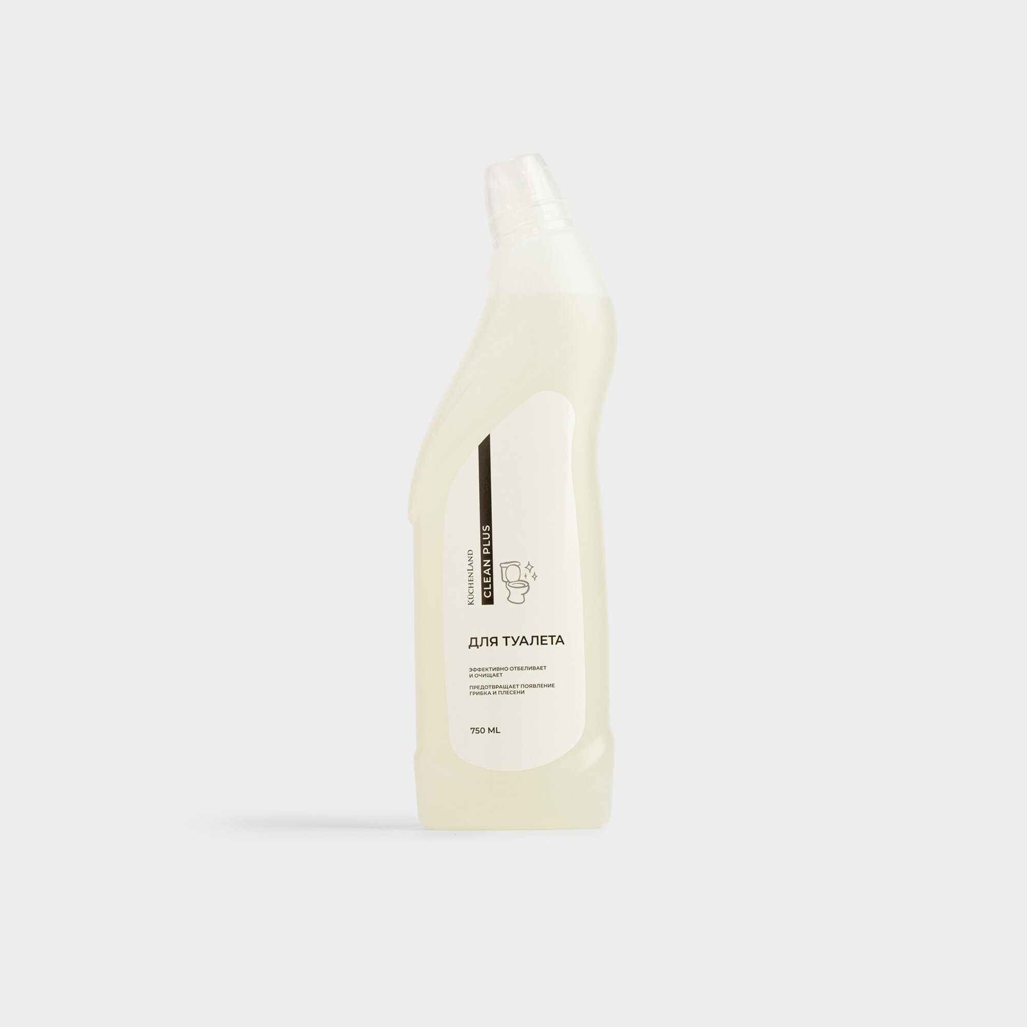 Средство чистящее для туалета, 750 мл, Clean plus, Kuchenland