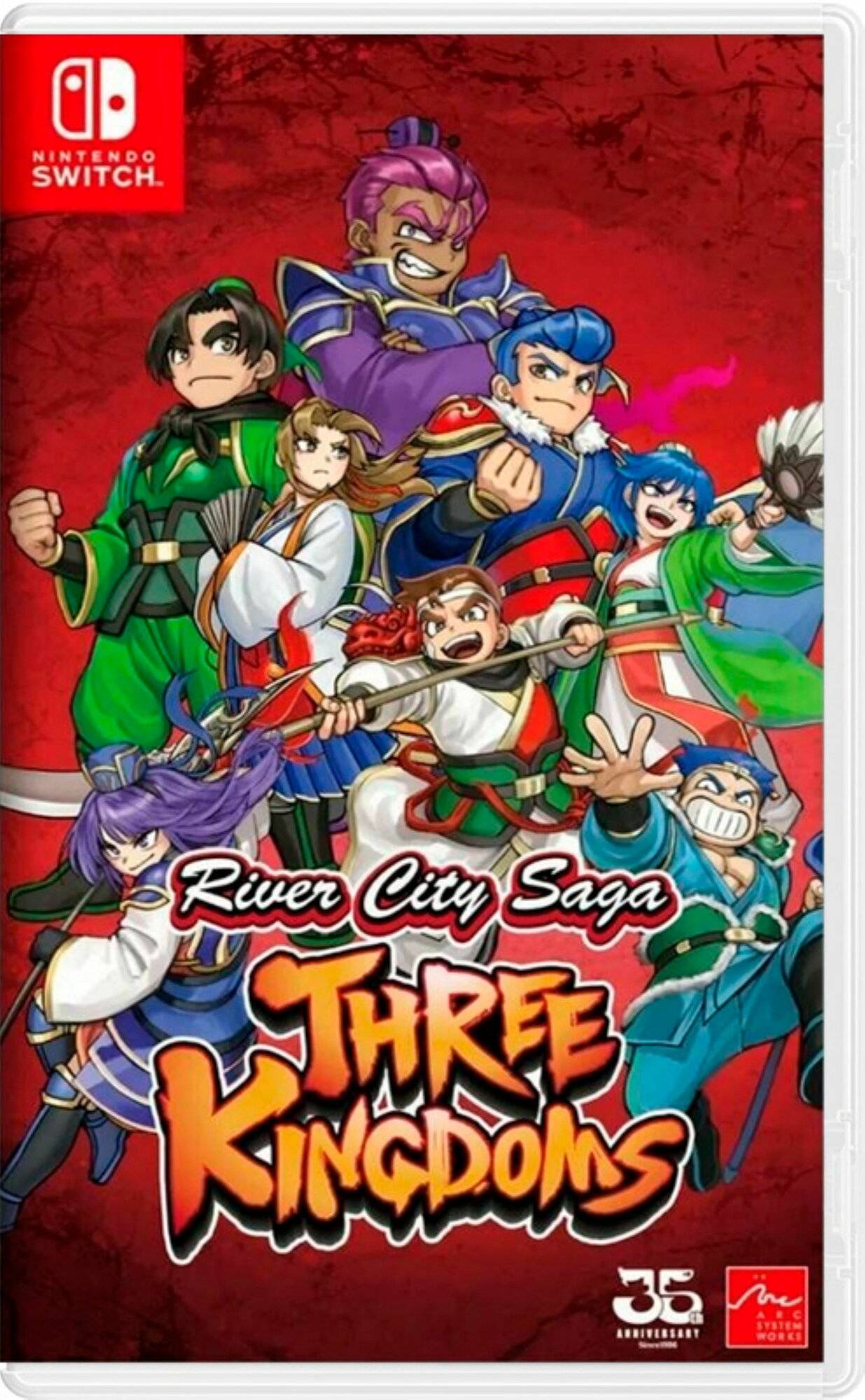 River City Saga: Three Kingdoms (Игра на картридже) (Nintendo Switch)