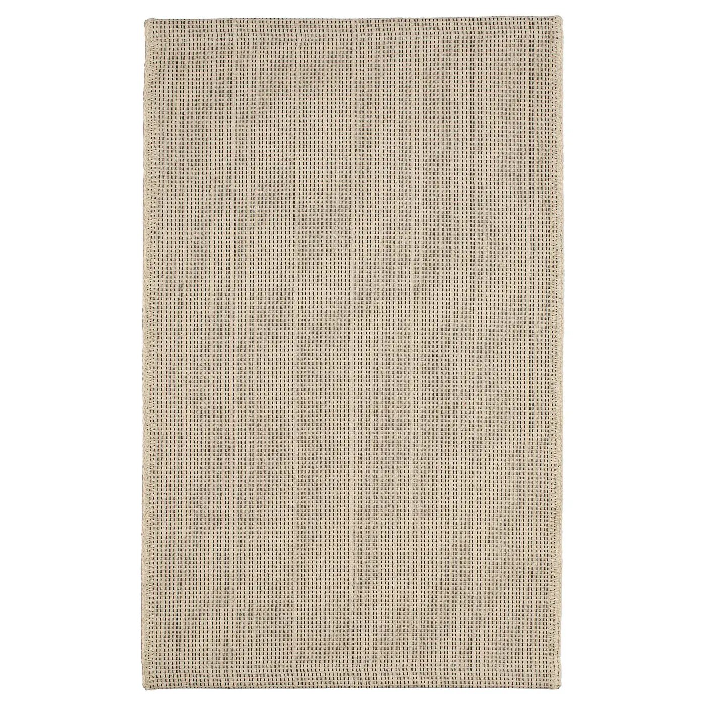 Коврик TIPHEDE, плетёный, натуральный/чёрный, 50x80 см