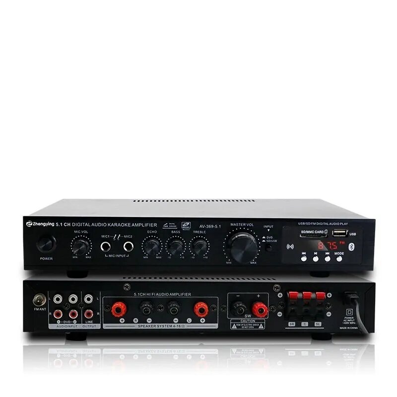 Мощный 5.1-канальный процессор басовых эффектов