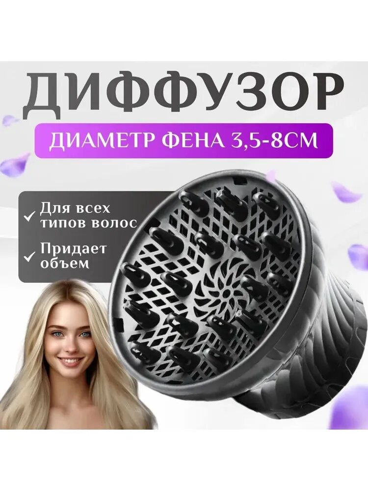 Диффузор для фена, насадка на фен, для завивки