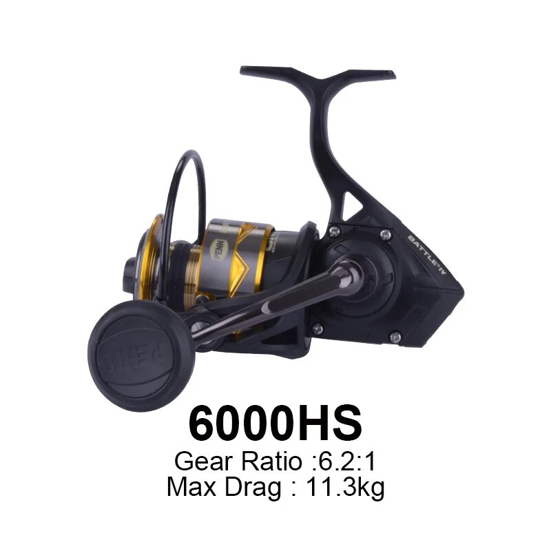 Спиннинговая катушка PENN Battle IV DX 6000HS