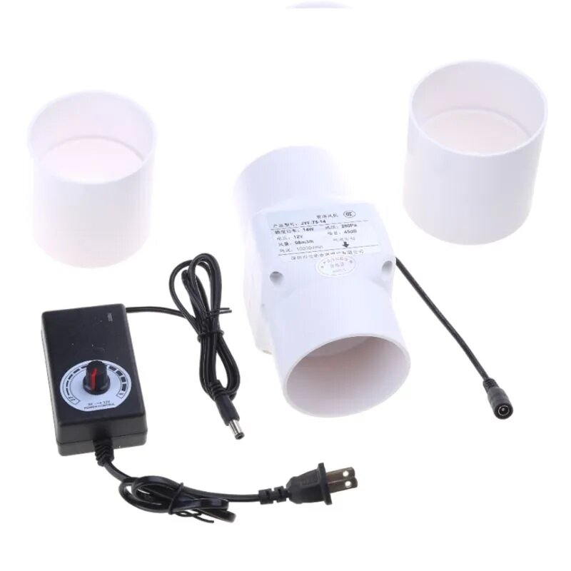 Тиховентиляционный канальный фильтр 6Вт/14Вт для ванной комнаты, кухни, чердака