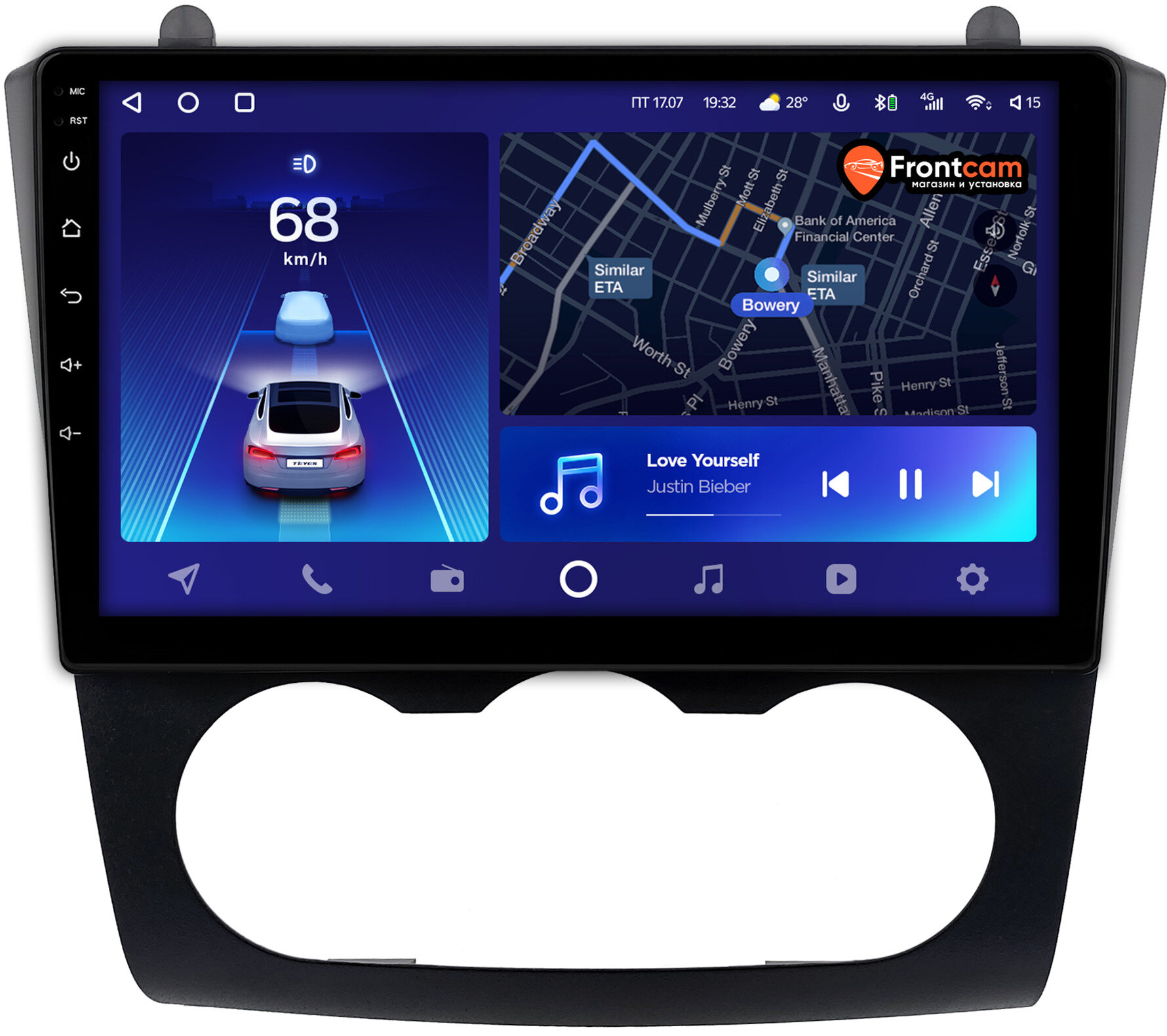 Штатная магнитола Teyes CC2 PLUS 6/128 9" RM-9-0058 Nissan Altima 4 (L32) 2006-2013 (авто без климат-контроля) Android 10 (4G-SIM, DSP, QLed)