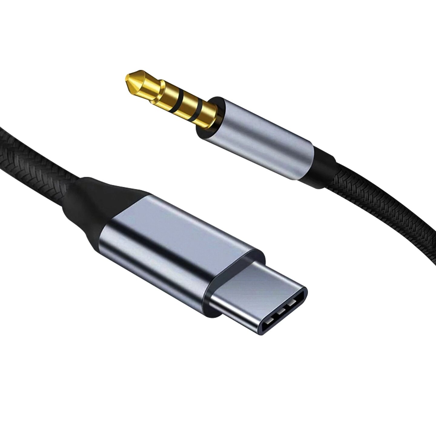 Аудиокадаптер USB типа C к 3,5 мм, кабель AUX, автомобильный соединительный кабель, качество звука HIFI, подходит для телефонов с интерфейсом USB C