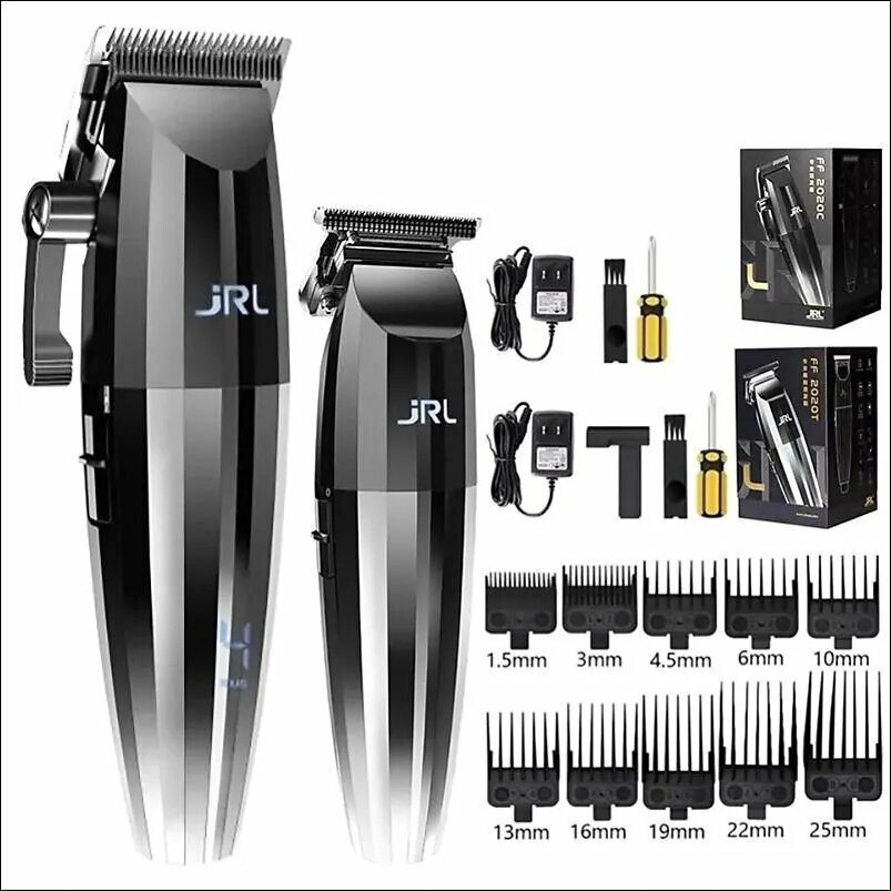 Машинка для стрижки JRL 2020C Машинка и JRL 2020T триммер, черный