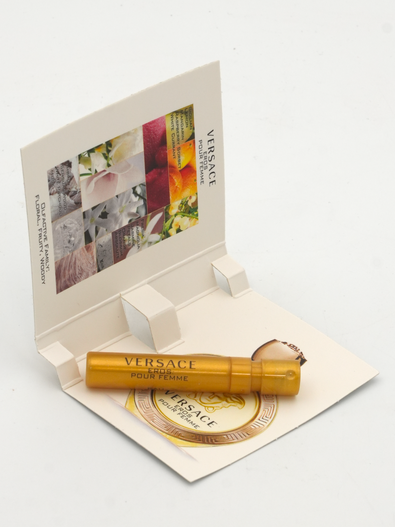 Туалетная вода (edT - eau de Toilette) Versace EROS POUR FEMME женская 1мл