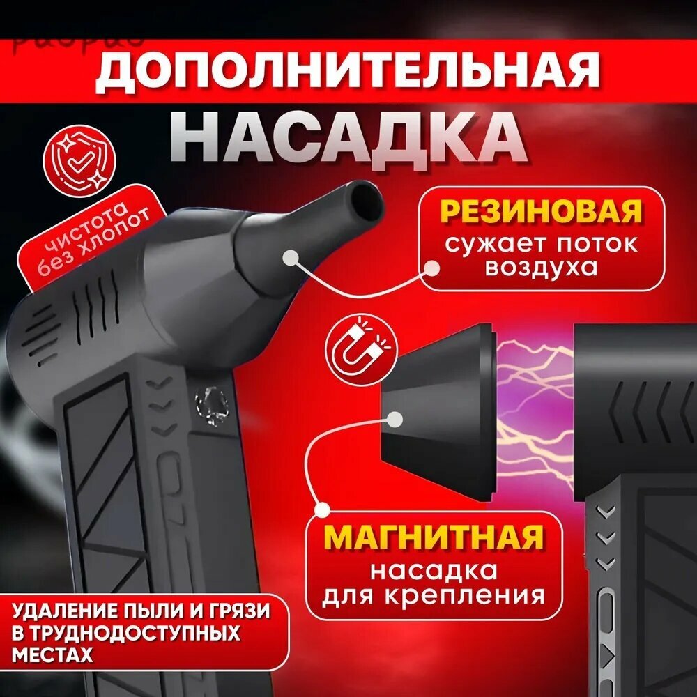 Mini Jet Fan Фен для волос OaPLzkQ1, черный, белый