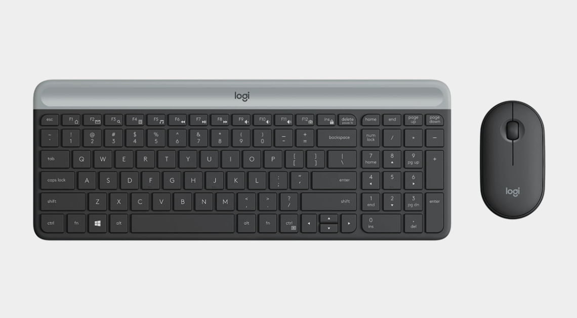 Комплект Logitech Wireless Combo MK470, черный, беспроводной