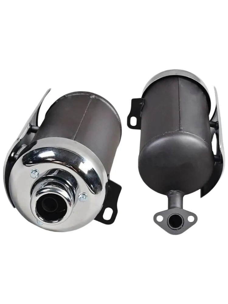 Круглый глушитель бензинового генератора 2-3KW 168F 170F Выхлопная труба глушителя