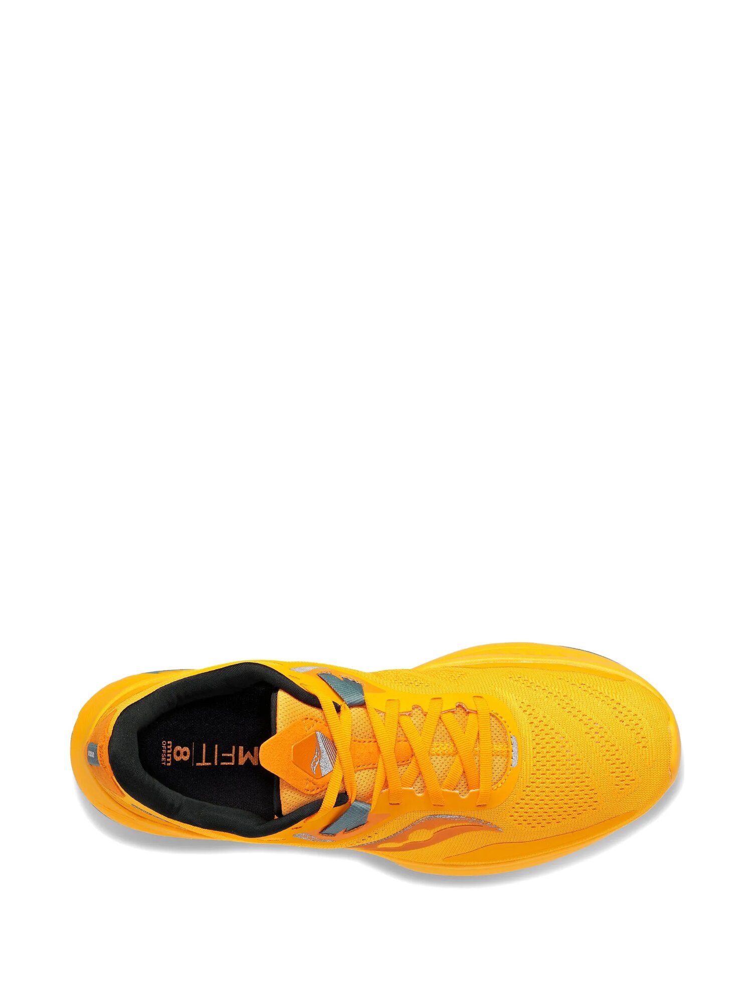 Кроссовки saucony Guide 15, размер 12 US, черный/серый/оранжевый — фото 1
