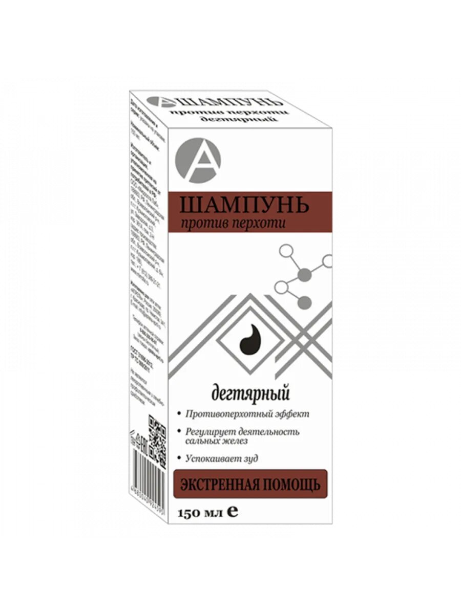 Шампунь Дегтярный, шампунь, 150 мл, 1шт.