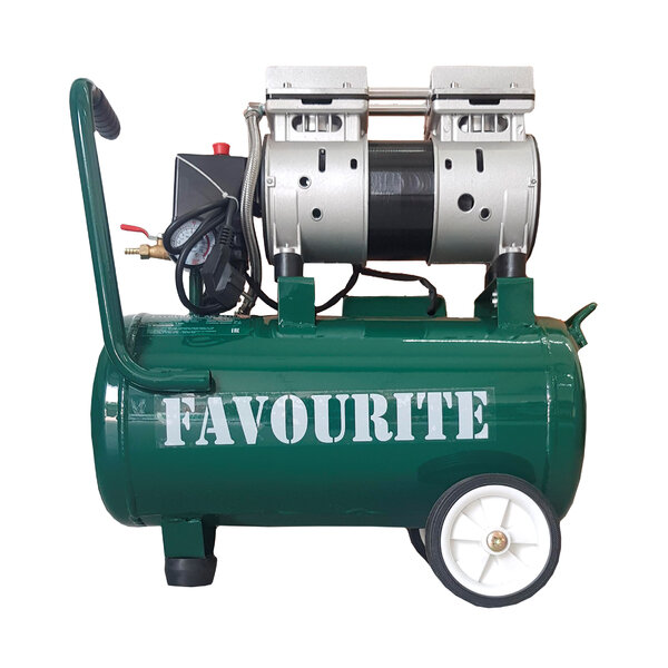 Компрессор воздушный FAVOURITE 1600Вт 1400об/мин, 160л/мин, 24 л 8 бар безмасляный (AC2416NV)