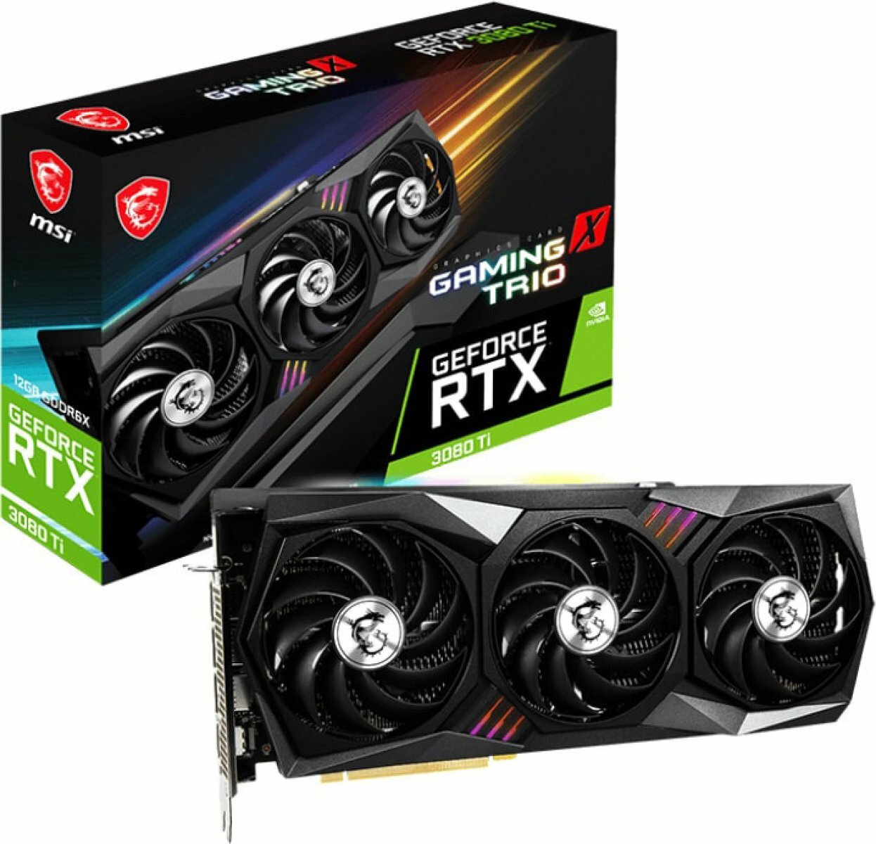 Видеокарта MSI GeForce RTX 4070 Ti GAMING X TRIO 12G