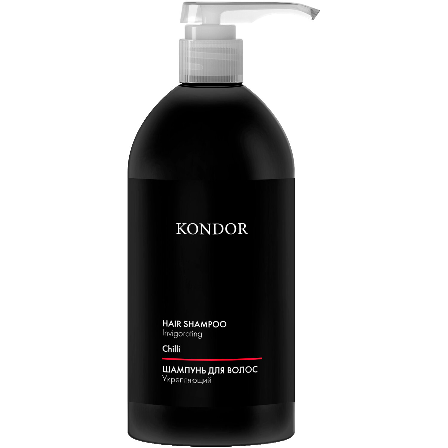 Шампунь Kondor Hair&Body "Чили", для укрепления волос, 750 мл