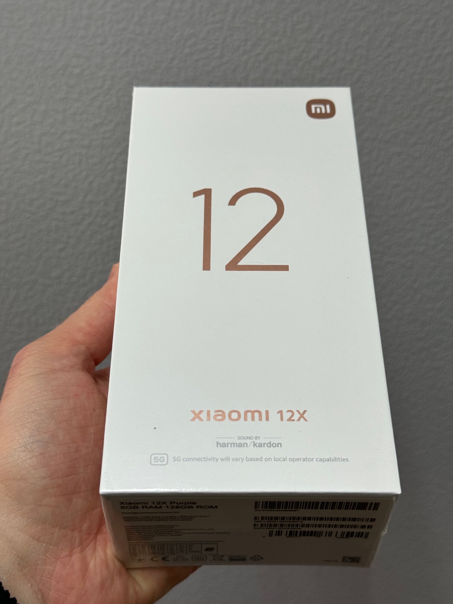 Смартфон Xiaomi 12X 8/128 ГБ Global, Dual nano SIM, фиолетовый