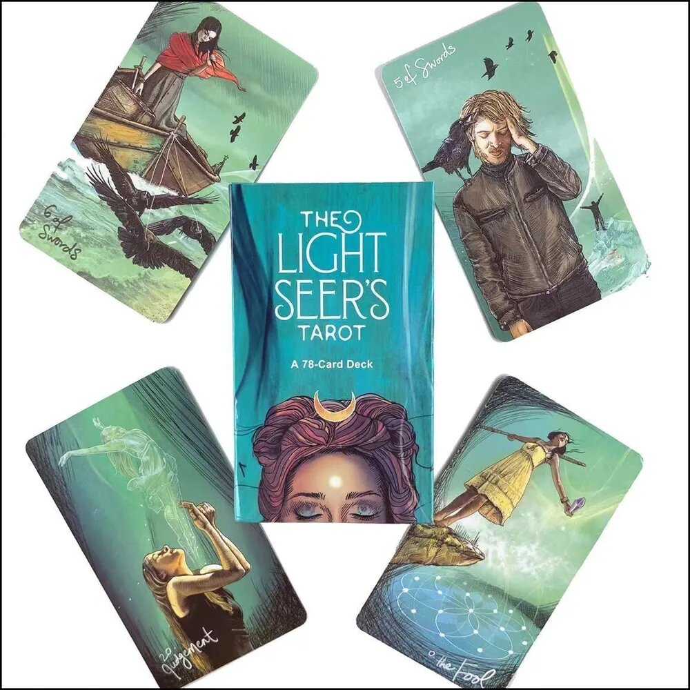 Эксклюзивная колода Таро Светлого Провидца (The Light Seer's Tarot) для гадания 78 карт