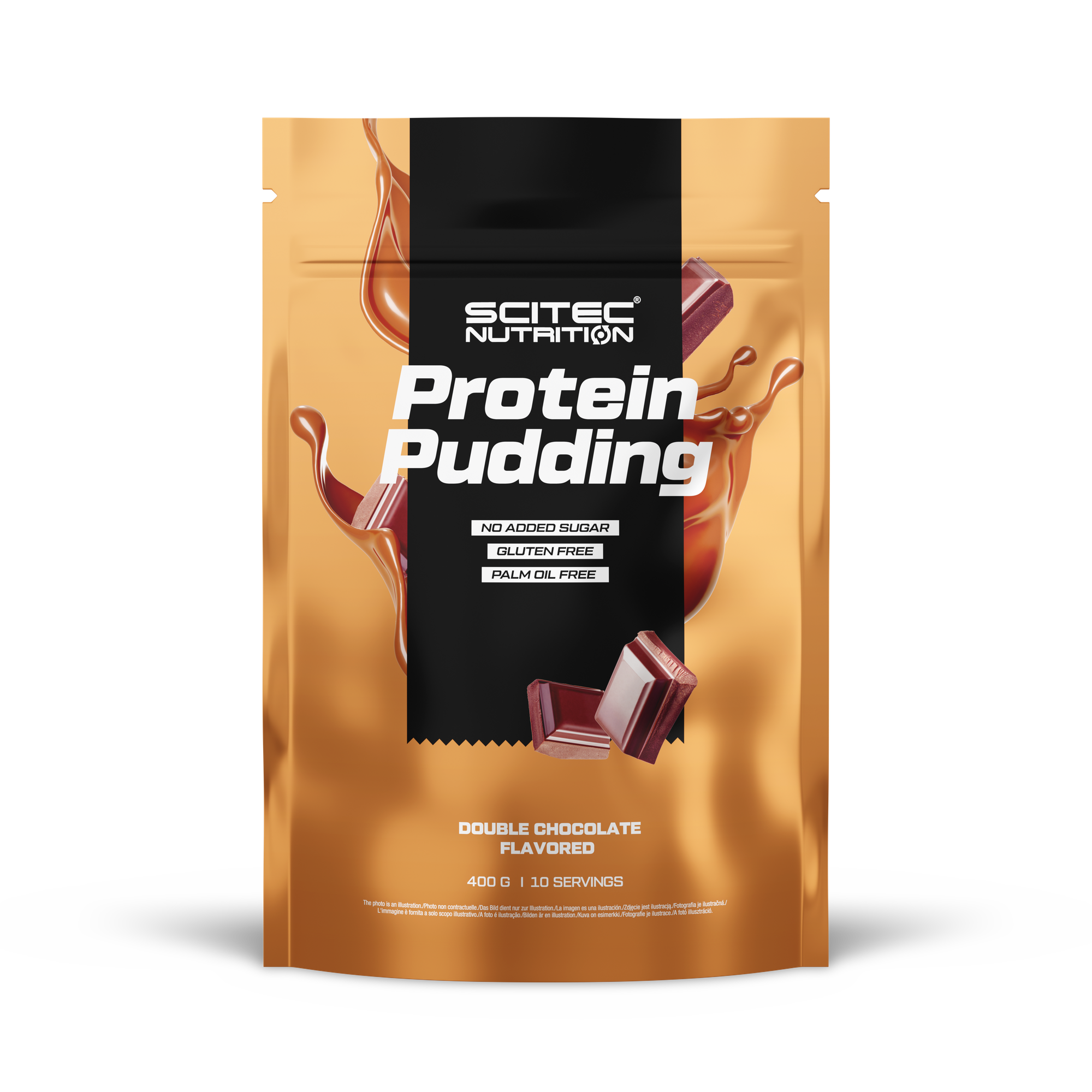 Смесь для приготовления протеинового пудинга Scitec Nutrition Protein Pudding 400 г двойной шоколад
