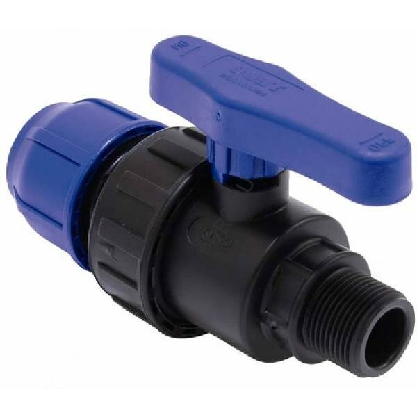 ПНД кран 20х1/2" НР (10/60)