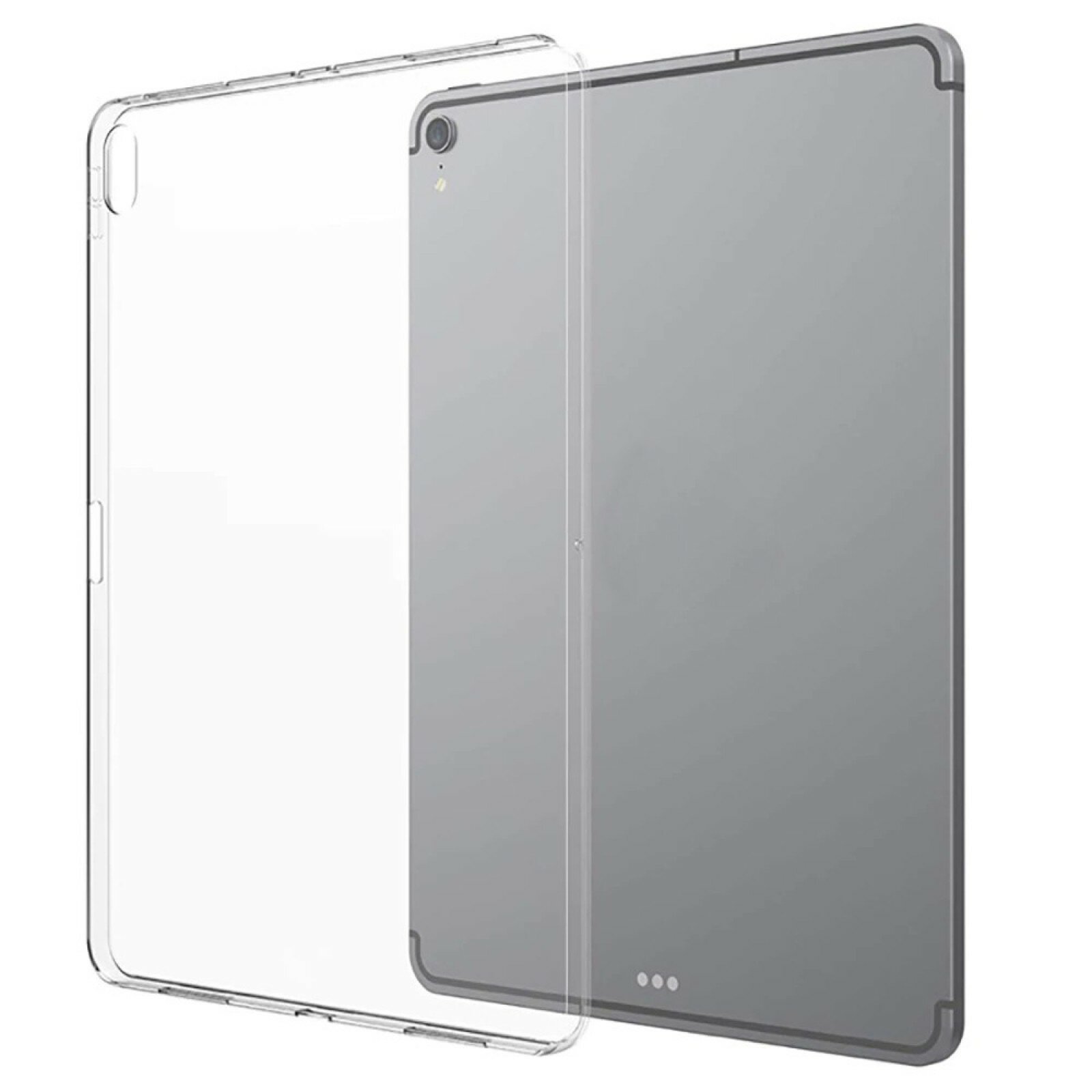 Чехол панель-накладка MyPads для iPad Pro 12.9 (2018) ультра-тонкий прозрачный силиконовый