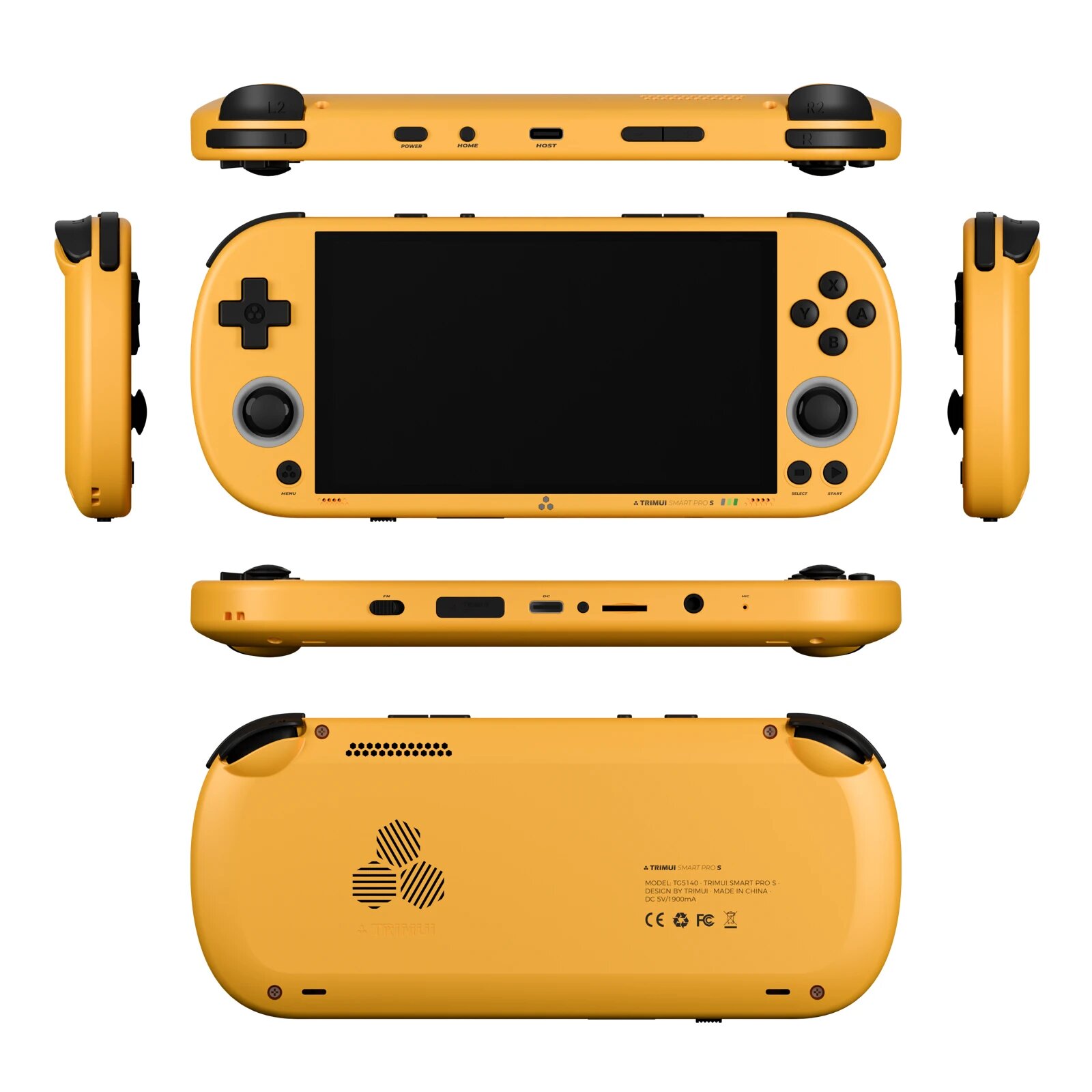TRIMUI SMART PRO S Портативная игровая консоль 64G(10K Games), yellow