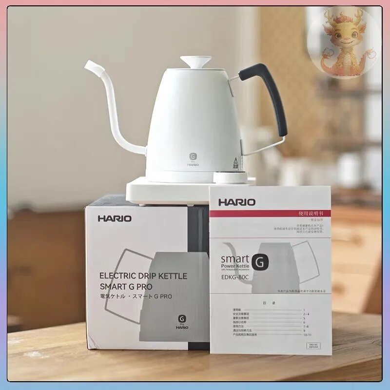 Ручная кофеварка HARIO Smart G Pro, 800 мл, для кофе, белая, из нержавеющей стали, 1 шт