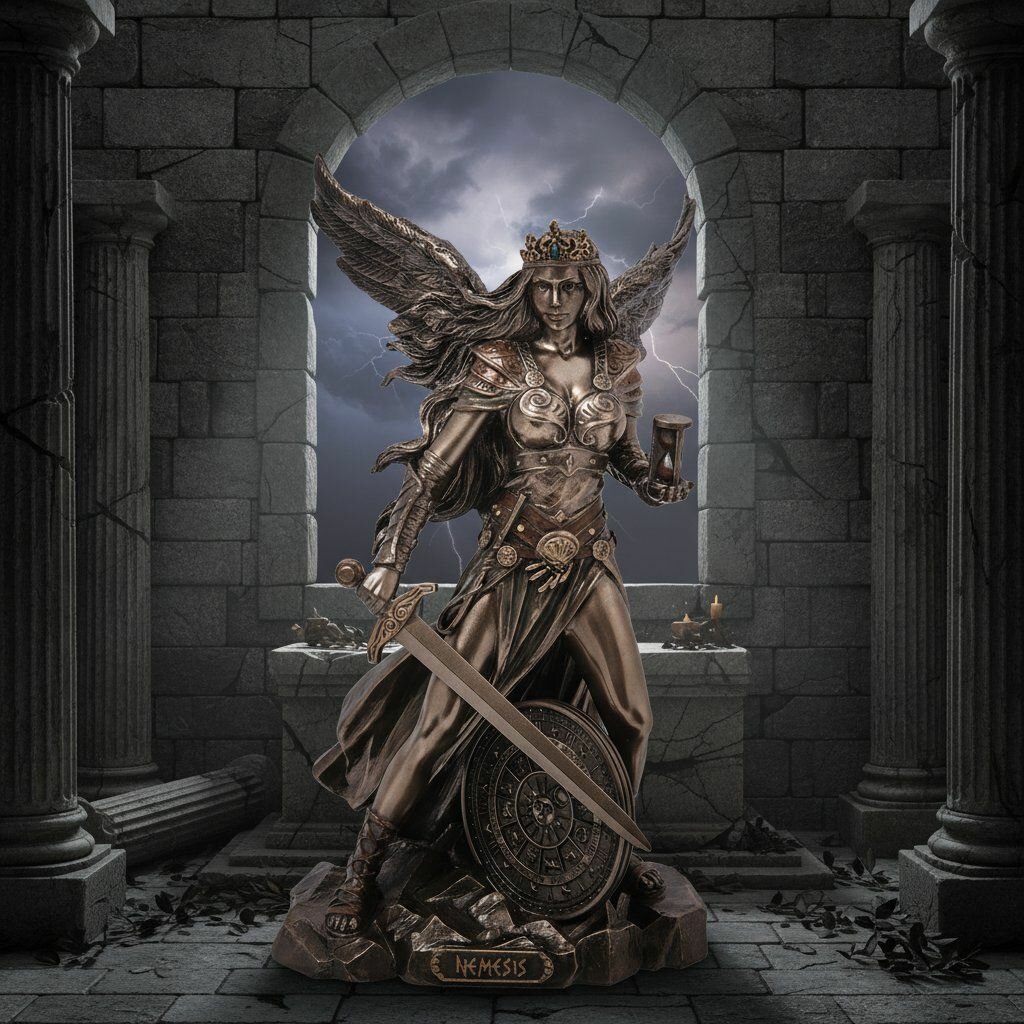 Статуэтка "Немезида -греческая богиня возмездия"