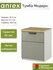 Тумба Anrex Модерн / Modern 1D1S, 45.2х39.4х57.7 см