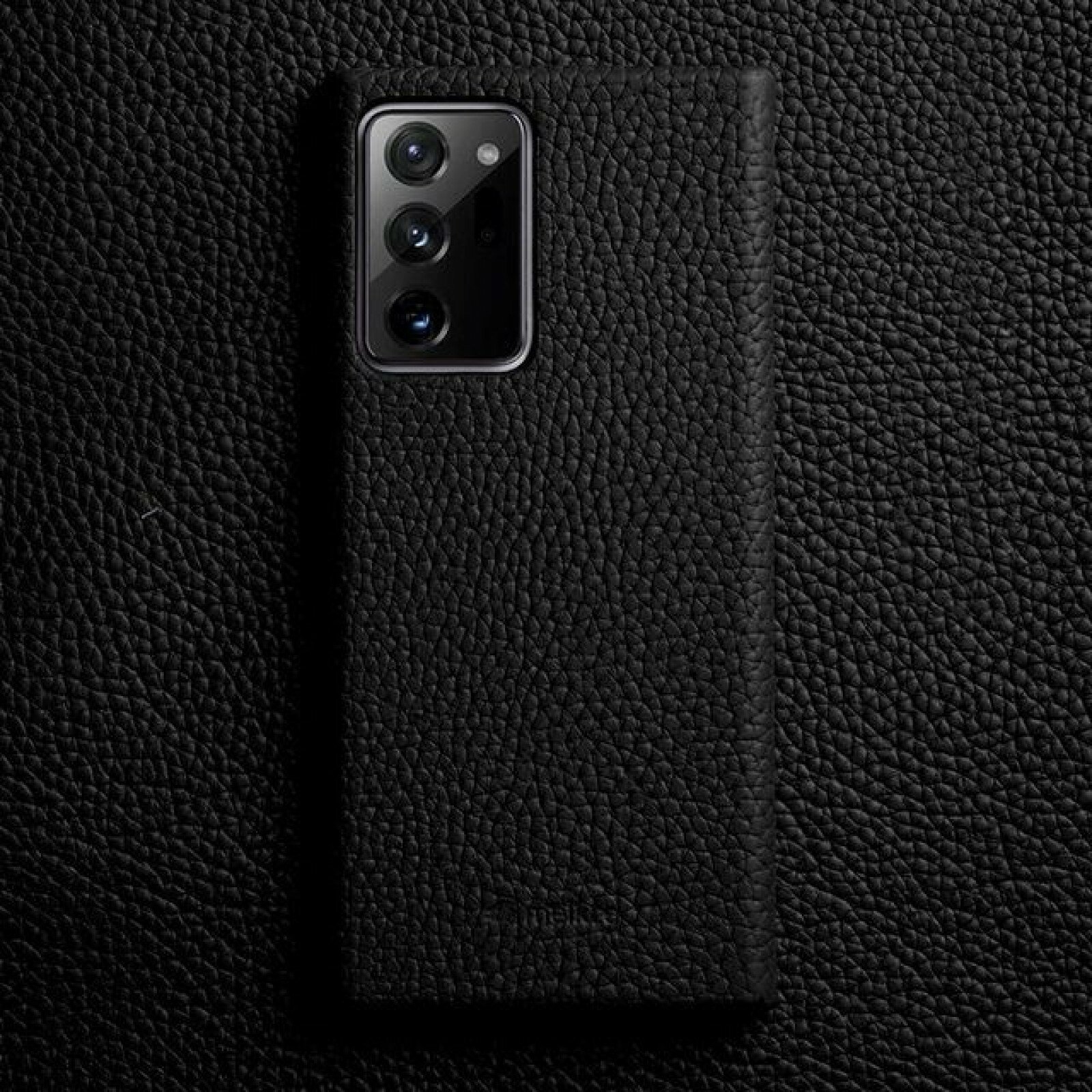 Чехол MyPads из натуральной воловьей кожи для Samsung Galaxy Note 20 Ultra, черный