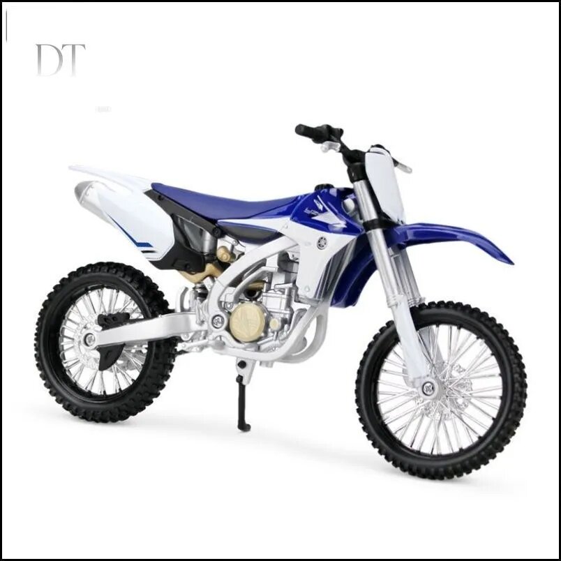 Эксклюзивная модель мотоцикла Yamaha 1:12 Чёрно-синий коллекционный подарок для мальчика