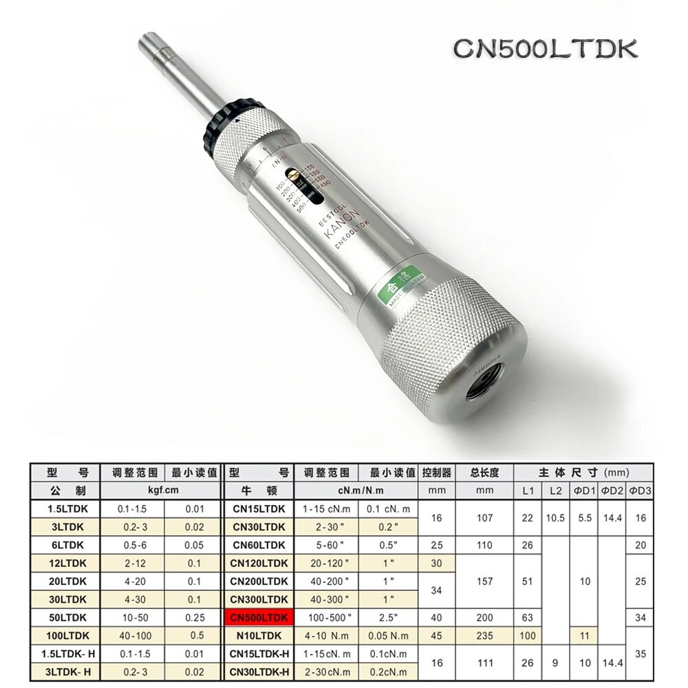 Динамометрическая отвертка BESTOOL KANON для сборки электроники CN500LTDK
