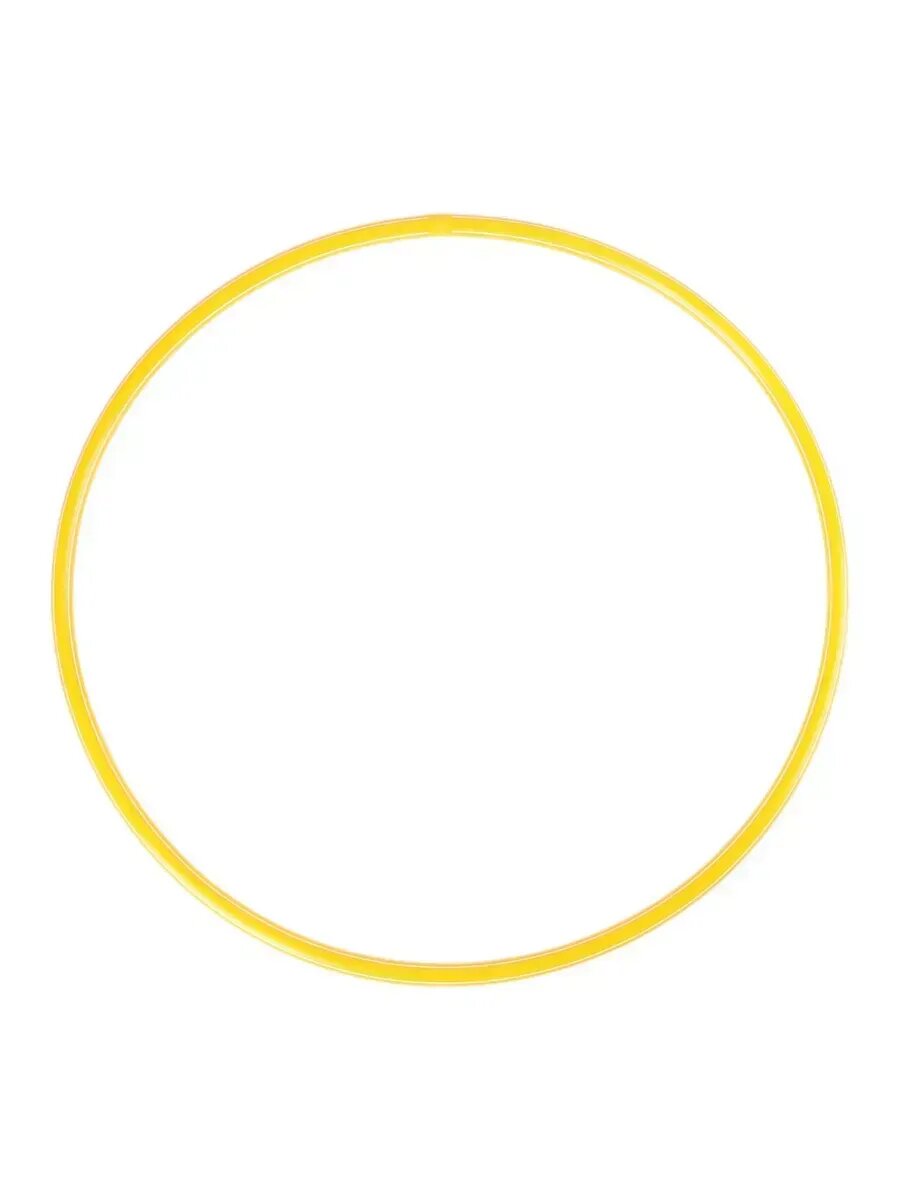 Обруч, диаметр 70 см, цвет жёлтый