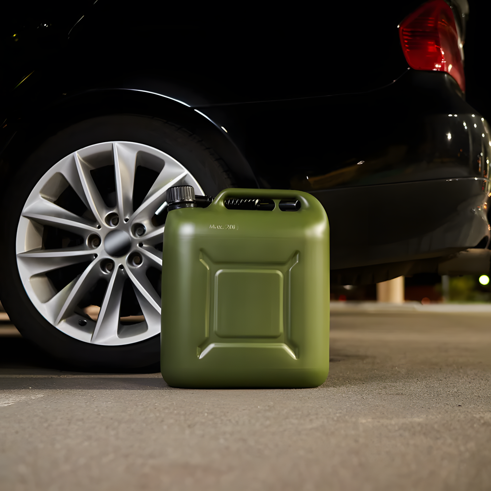 Канистра-тара пластиковая усиленная REXANT для ГСМ и технических жидкостей с насадкой/трубкой, объем 20 л