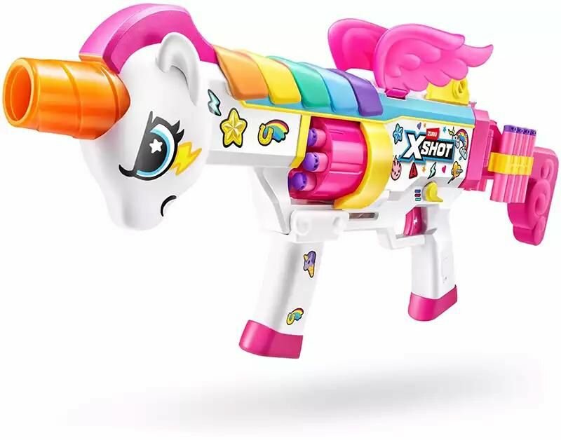 Бластер Zuru XSHOT X-Shot Blastercorn, стреляет на расстояние до 27 м