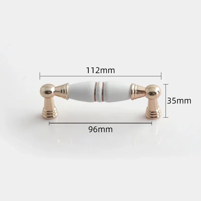 Ручки для шкафов imango белые керамические A - CC 96mm