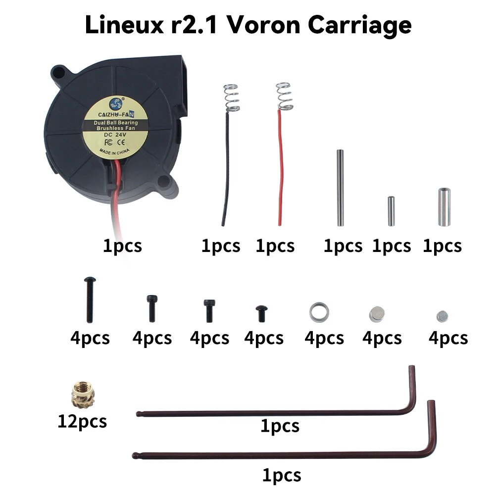 Комплект Lineux R2.1 Voron Carriage SET2